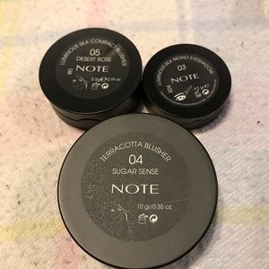 Note Cosmetics | Makeup | Authentic Note Cosmetics Bundle Cheeks Face ...